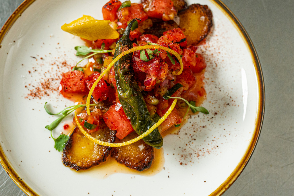 Grilled Watermelon Ceviche - Watermelon Board