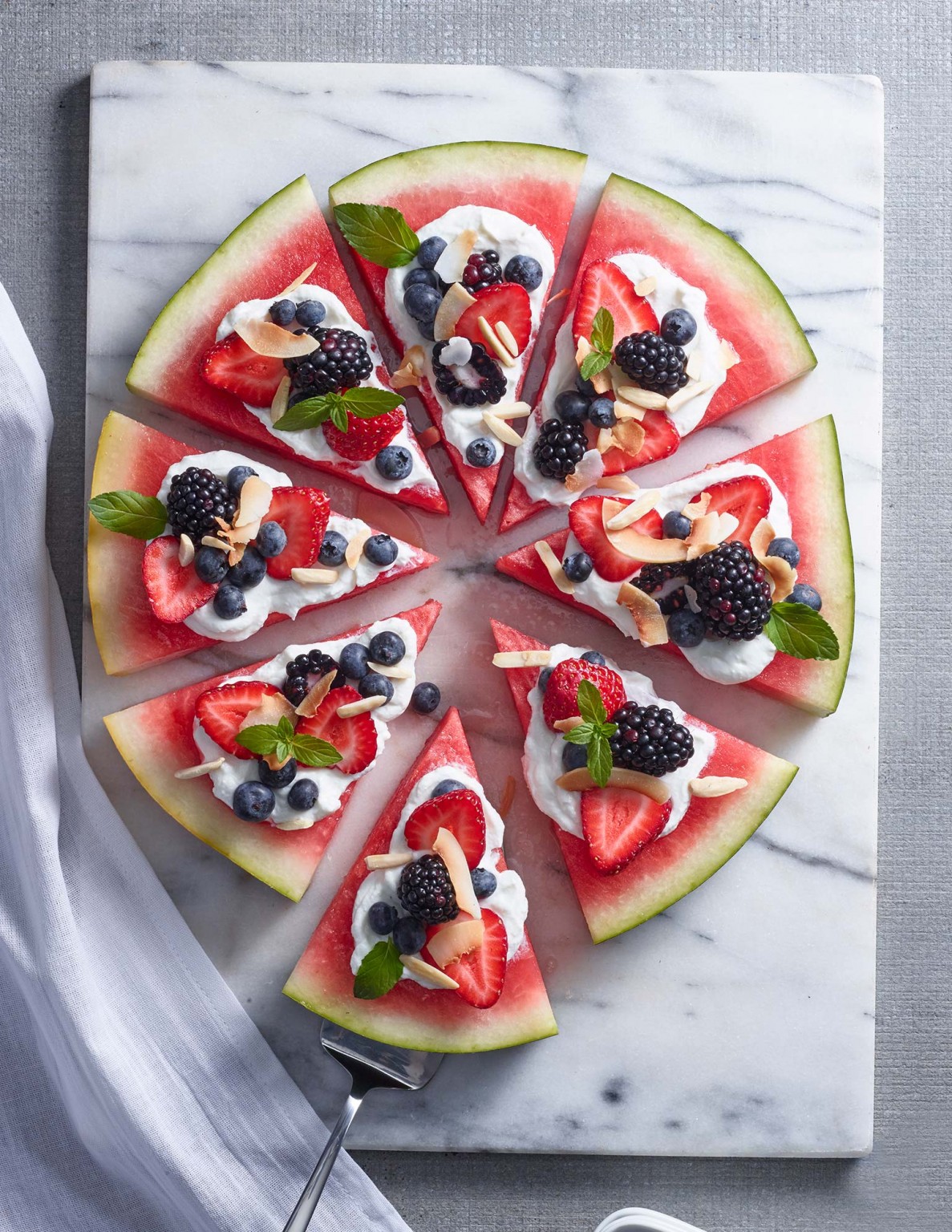 Summertime Snacks With Watermelon - Watermelon Board