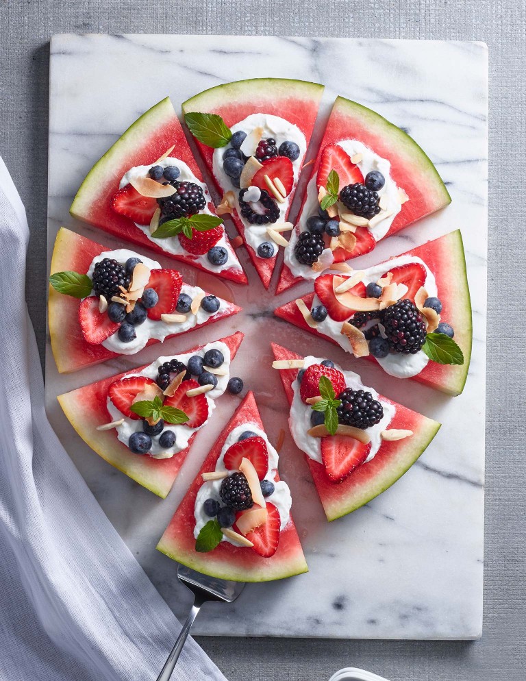 Summertime Snacks With Watermelon - Watermelon Board