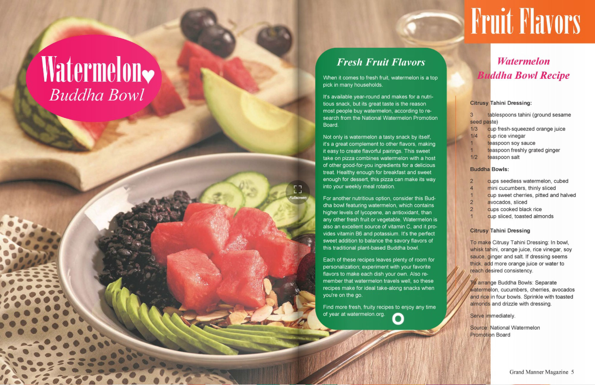 Fresh Fruit Flavors - Watermelon Board