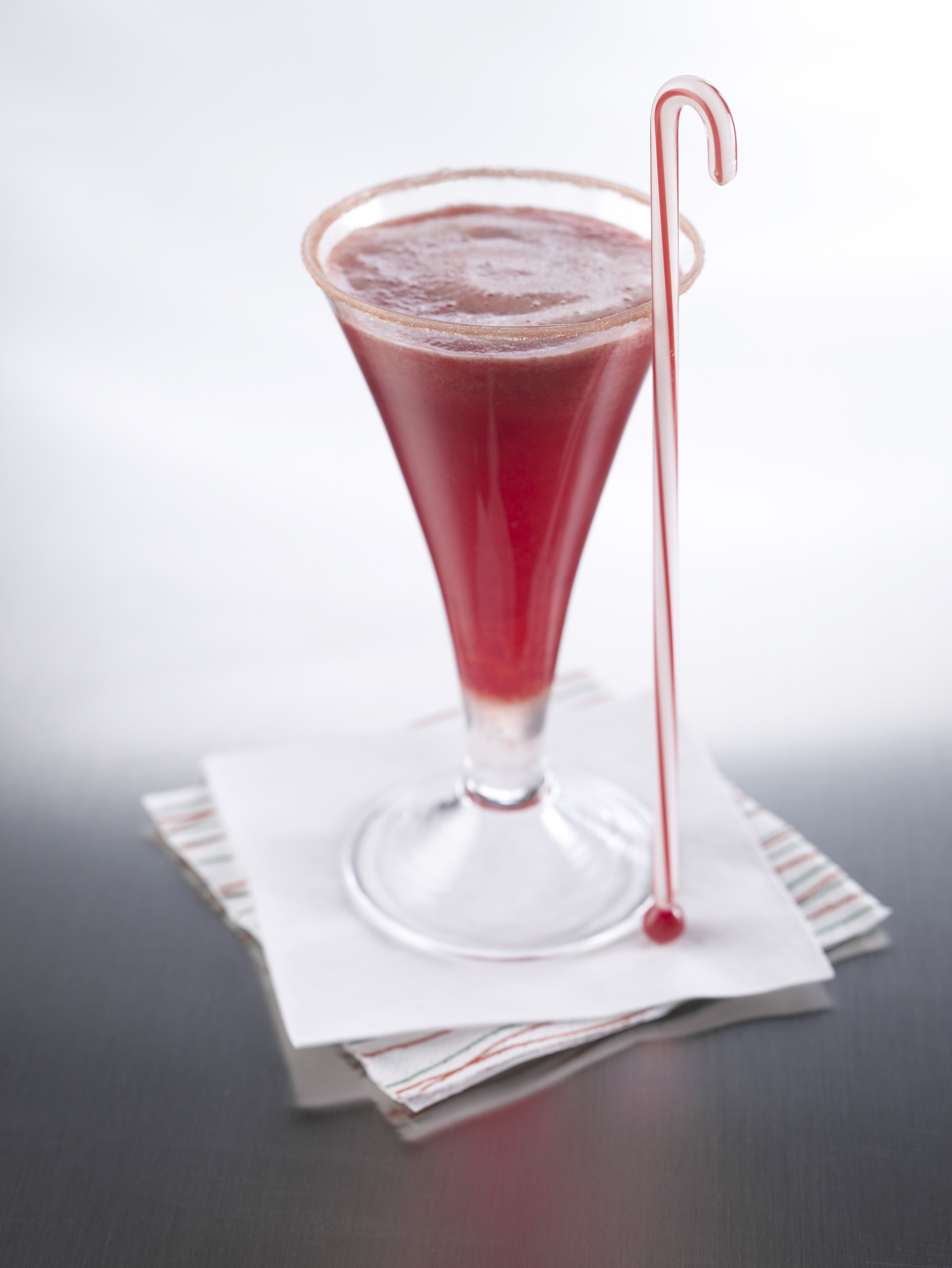 Watermelon Candy Cane Cocktail - Watermelon Board