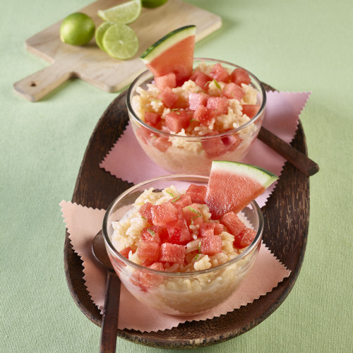 Watermelon Key Lime Sticky Rice by Carmell Childs - Watermelon Board