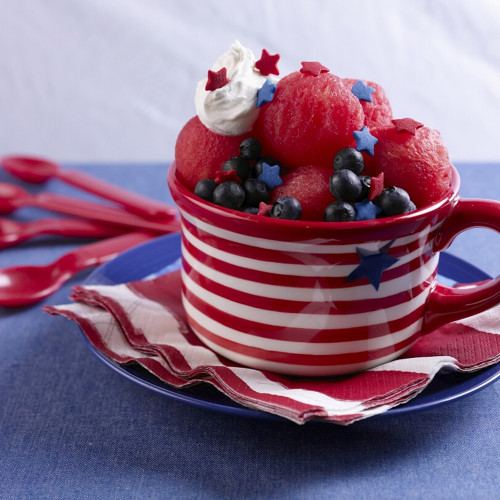 Watermelon Red White and Blue Sundae - Watermelon Board