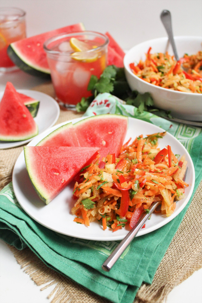 Fannetastic Food Watermelon Rind Coleslaw - Watermelon Board