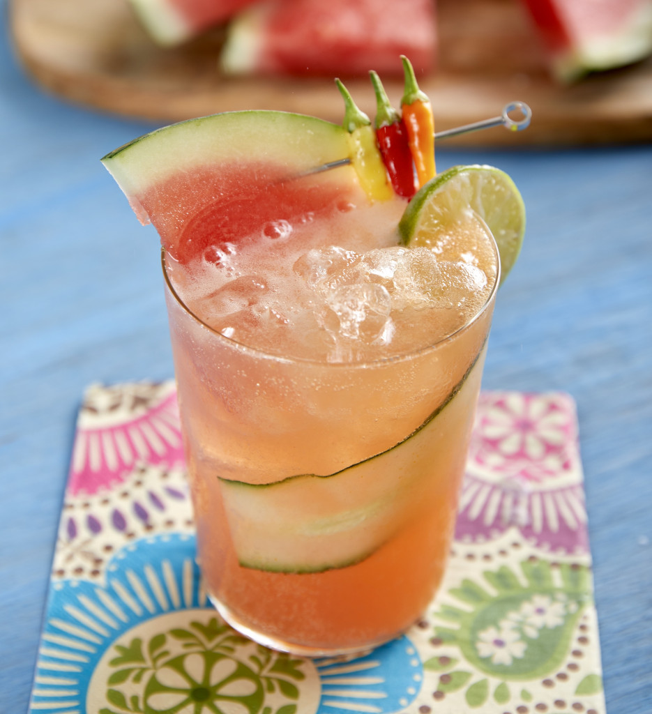 Spicy Watermelon Fizz - Watermelon Board
