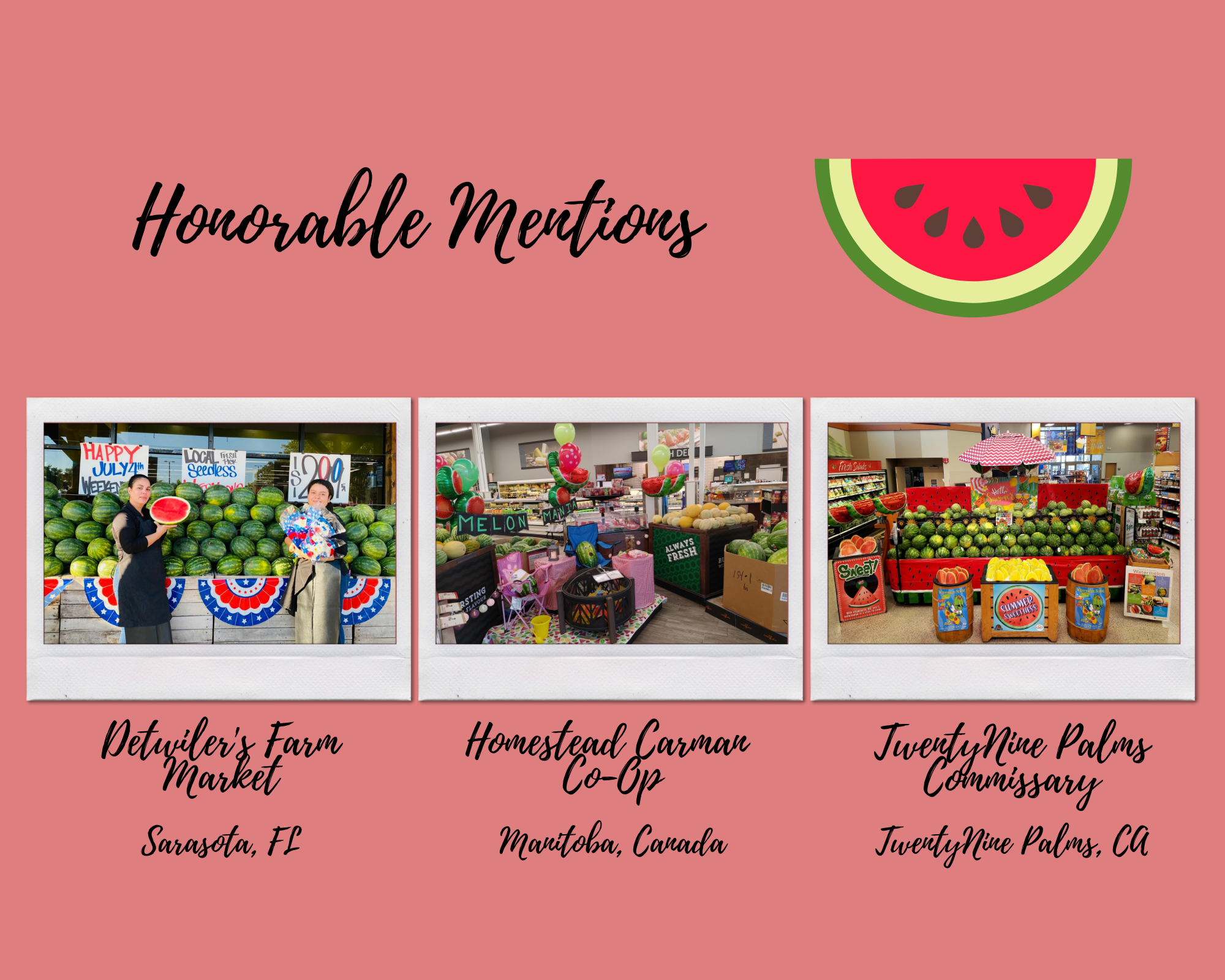Retail Merchandising Contest - Watermelon Board