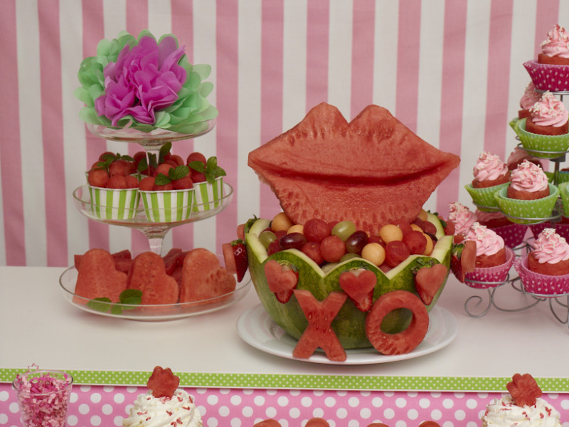 Plan A Sweet Valentine's Day - Watermelon Board