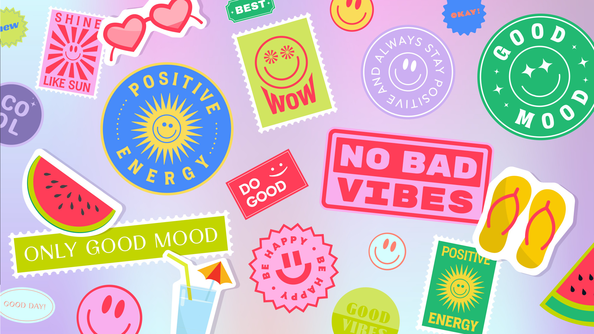 Slice of Happy Backgrounds - Watermelon Board