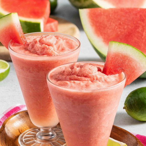 Zero Proof Watermelon Daiquiri - Watermelon Board